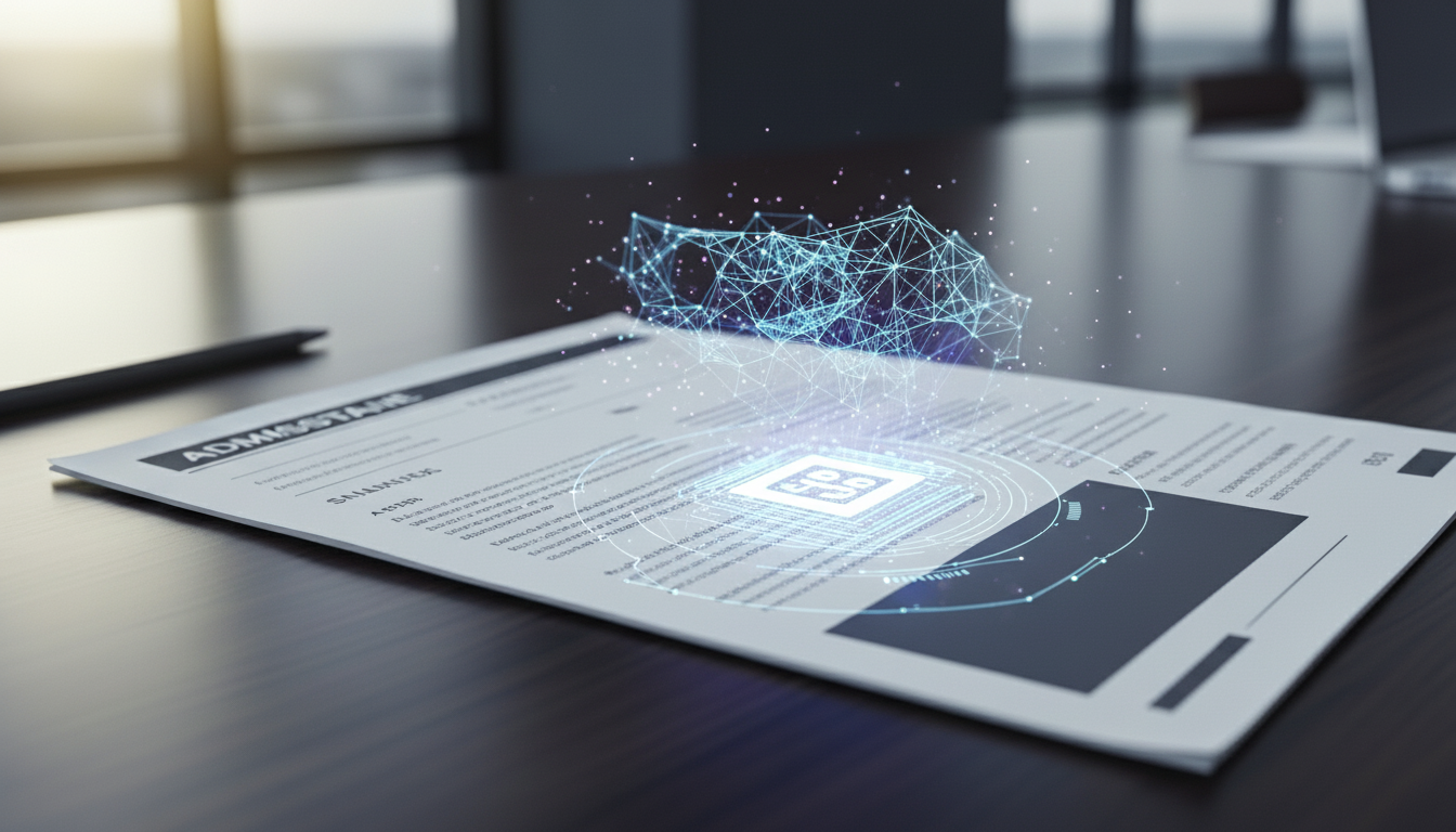 AI for simplifying administrative language